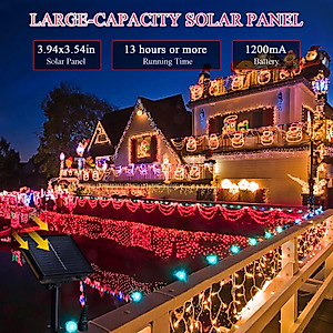 JMEXSUSS 200 LED Color Changing Christmas Net Lights, 9.8ft x 6.6ft Connectable Net Lights Outdoor Mesh Lights with Remote, 11 Modes Plug in Bush Christmas Lights Outdoor (Warm White & Multicolor)