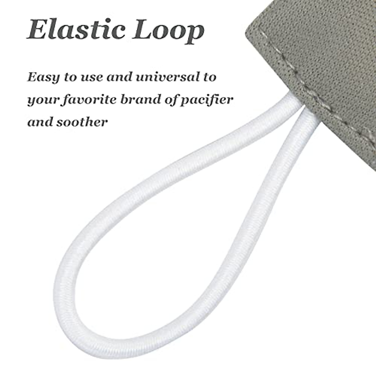 Babygoal Neutral Pacifier Clips, 6 Pack Binky Paci Holder and Leash for Boys and Girls Fits for Most Pacifier, Binkie Styles & Baby Teethers & Toys and Gift 6PS10