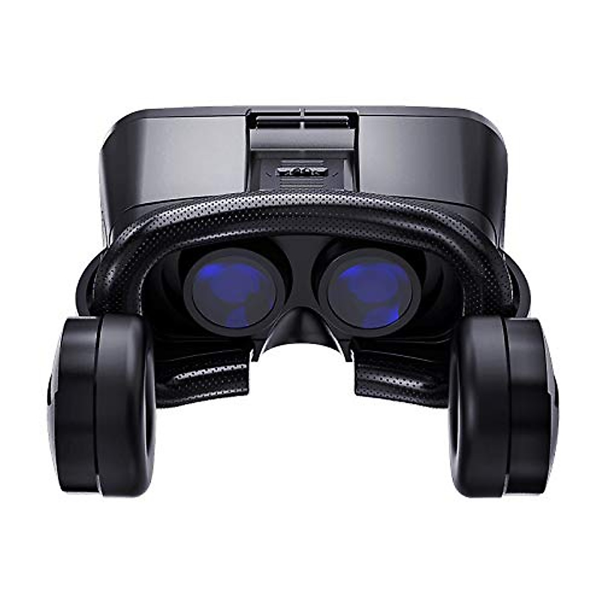 VR Glasses - Virtual Reality 3D Glasses Come with headphonesVr Headset Virtual Reality Gear vr Roller Coaster Daydream viewmaster vr Box vr Goggles (Color : Black)