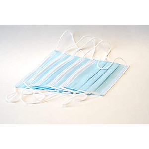 50 PCS Disposable Face Mask, 3 Layers Filter Non-Woven Anti Dust Ear Loop Comfort