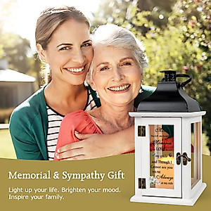 Memorial Lantern - Bereavement Sympathy Gifts for Loss of Mother Memorial Gifts for Loss of Mother Thoughtful Funeral Gifts for Loss of Mother Remembrance Gifts for Loss of Loved One