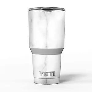 Design Skinz Slate Marble Surface V51 - Skin Decal Vinyl Wrap Kit Compatible with The Yeti Rambler Cooler Tumbler Cups