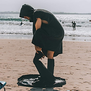 Northcore Surfing and Watersports Accessories - C-Mat Wetsuit Change Changing Mat BLACK - Waterproof Sprayproof