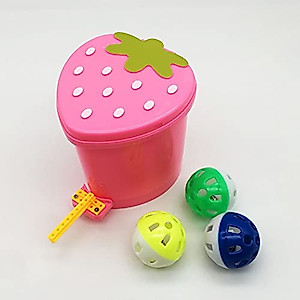 YANQIN Parrot Puzzle Toys, Trick Prop Training Education Interactive Toys for Parakeets, Conures, Cockatiels, Budgies, Lovebirds Bird Intelligence Training Toy for Small and Medium Birds