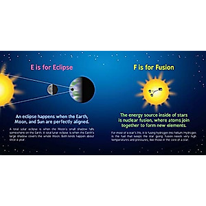 ABCs of Space: Explore Astronomy, Space, and our Solar System with this Essential STEM Board Book for Kids (Science Gifts for Kids) (Baby University)