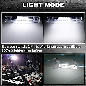 SKUNTUGUANG UTV Interior Lights, Roll Bar Mount LED Dome Light for UTV ATV Polaris RZR Can-Am Truck Car Off Road Vehicle - Black