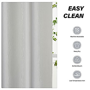 Creamy White Blackout Curtains for Living Room - 2 Panels Set Privacy Room Darkening Curtains, Solid Color Window Panels, Grommet Window Curtains/Drapes for Bedroom Kitchen,52 x 84 Inch