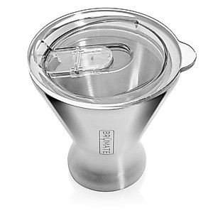 BrüMate MargTini 10oz Martini Margarita Tumbler - Made With Vacuum-Insulated Stainless Steel (Daisy)