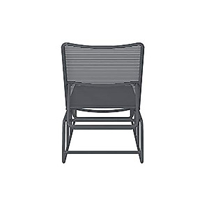 CosmoLiving by Cosmopolitan Nyla Chaise Lounger, Charcoal