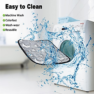 3PCS Guinea Pig Bedding Glow in Dark Small Pet Warm Liners Washable Hamster Bedding Pads, Absorbent & Anti Slip Rat Dragon Luminous Bedding Playing Mats for Small Animals, 14 inch