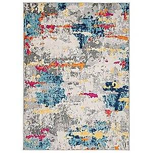 Rugshop Sky Collection Transitional Abstract Area Rug 7'10" x 10' Multi