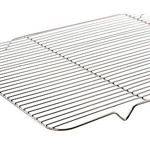 Update International 16-1/8" x 24-3/4" Rectangular Chrome-Plated Icing/Cooling Rack