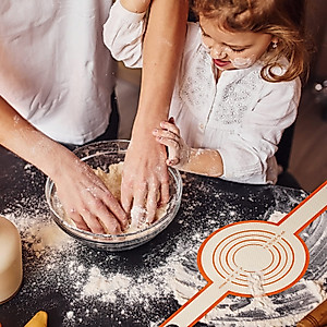 2pcs Baking Mat for Dutch Oven, Silicone Bread Sling Multifunctional Baking Mat for Dutch Oven Reusable Dutch Oven Liner with Long Handles