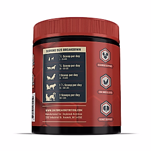 Bladder and Kidney Relief for Dogs & Cats by Daybreak Nutrition | Powder Cranberry Supplement for Dogs and Cat for UTI Treatment & Urinary Support | Dog & Cat Urinary Tract Infection Remedy Supplement