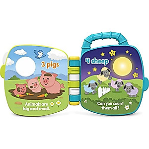 Fisher-Price Laugh & Learn Counting Animal Friends, Musical Baby Book