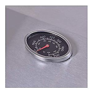 Thaweesuk Shop New 2 Burner Portable Stainless Steel BBQ Table Top Propane Gas Grill Outdoor Camp 22” x 18” x 15”