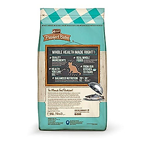Merrick Purrfect Bistro Grain Free Natural Dry Cat Food For Adult Cats, Real Salmon And Sweet Potato Recipe - 12 lb. Bag