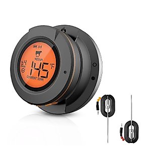 Acesidn Smart Pro Bluetooth BBQ Meat Thermometer for Grilling-Out Side Wireless Meat Temperature Monitor for Smoker-Waterproof-Supports 4 Probes- Includes 2 Stainless Steel Probes meater Probe…