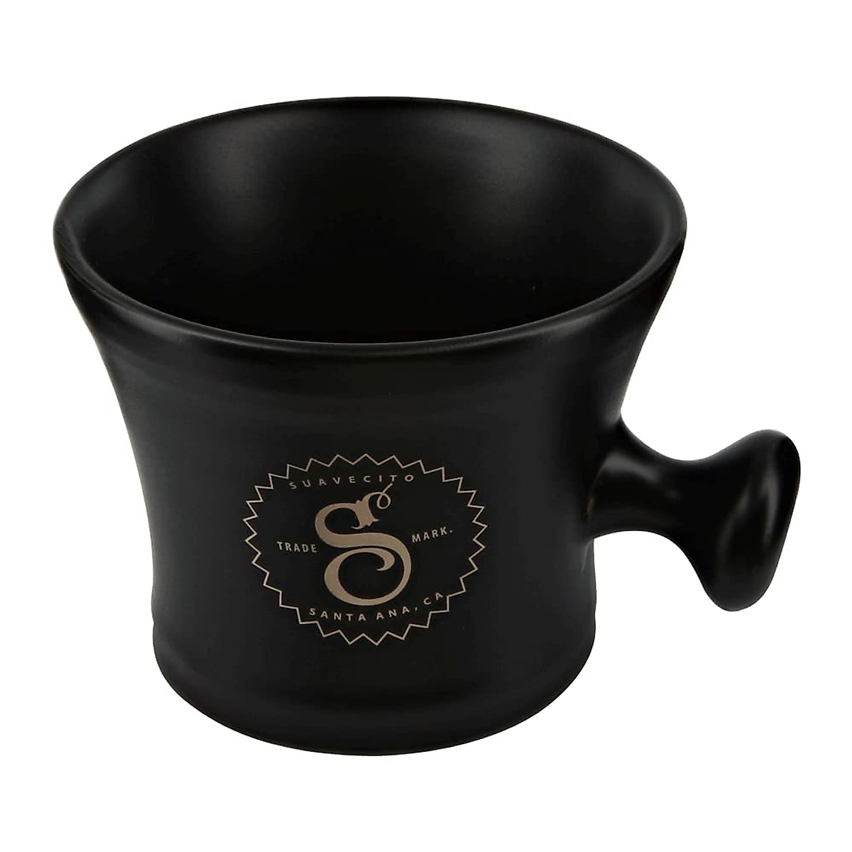 Suavecito Premium Blends Shave Mug Black Men's Grooming Supply