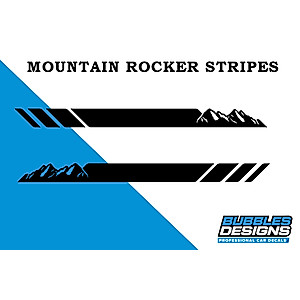 Mountain Stripes Decals Stickers Graphics Compatible with Ford F150 all Generations (2900B)