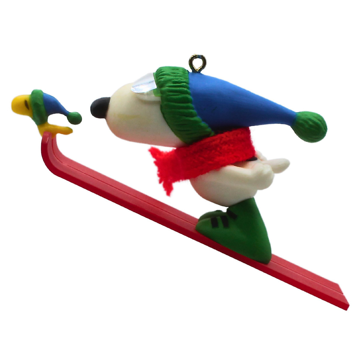 Hallmark Keepsake Ornament - Snoopy and Woodstock Skiing - QX439-1 (1984)