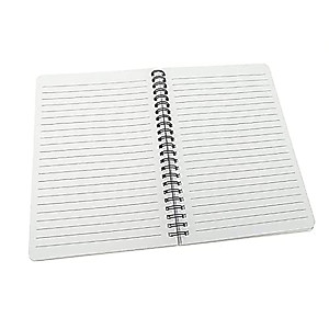 4 Pack A5 Spiral Notebook Journal,Wirebound Ruled Sketch Book Notepad Diary Memo Planner, A5 Size (8.3X5.7") & 80 Sheets (Leaf & Flower)