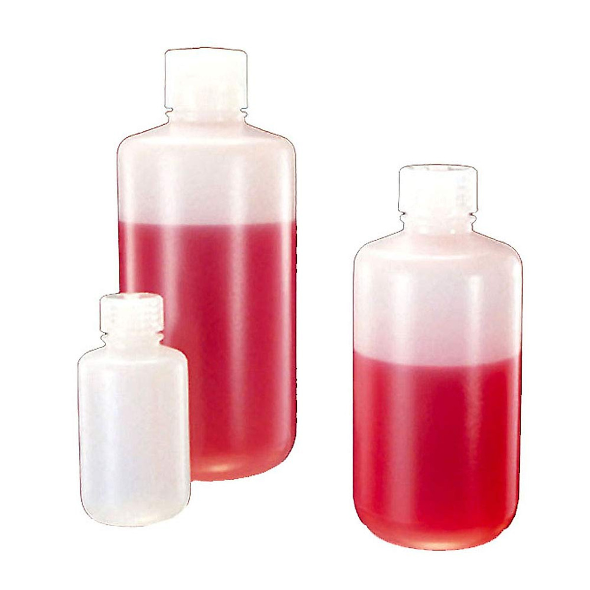 Nalgene 332189-0032 Wide-Mouth Sample Bottle, HDPE, Bulk Pack, 1000mL (32 ounce) (Case of 50)