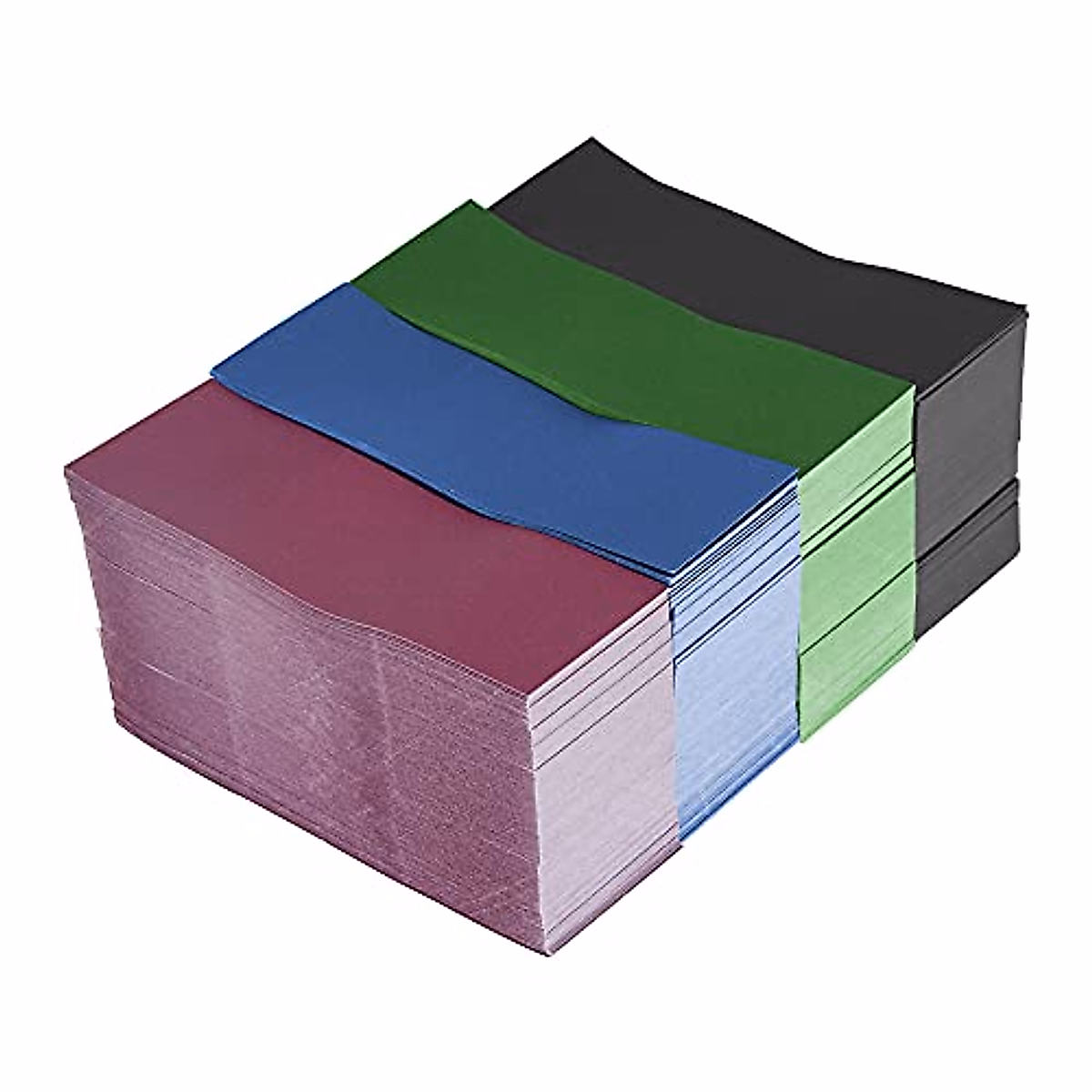 NATURALABEL Napkin Band, Paper Napkin Rings Self Adhesive 2000-Count (Assorted)