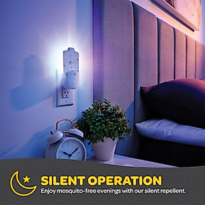 Fly Trap Indoor (2PK) Capture Flies, Moths, Fruit Flies, Gnats, Mosquito Trap, Plug-in Gnat Traps for House Indoor with Attractive UV Light Odor/Mess-Free. 600 Sq Ft Protection (2 Devices + 6 Refill)