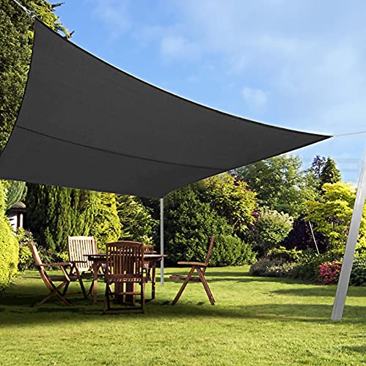 EXCELFU 80 Pieces Sun Shade Sail Hardware Kit 304 Anti-Rust Stainless Steel Rectangle and Square Sun Shade Sails Installation for Outdoor Shade Sail