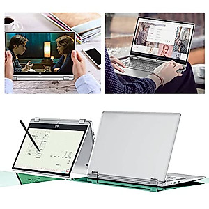 Acogedor 13.3 Inch Touch Screen Laptop for Windows11, 1920 X 1080 HD IPS Display 360 Degree Rotation Laptop Computer, 16 + 256G, with Fingerprint