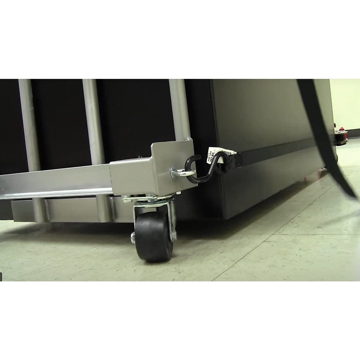 Anderson Gun Safe Dolly 1600 Lbs. Capacity / Heavy Duty Steel / 3 inch casters / Retractable Ratchet Straps / Padded Frame / Made in The USA