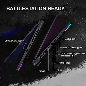 ASUS ROG Strix G16 16" FHD 165Hz Gaming Laptop, Intel Core i9-13980HX, GeForce RTX 4070, 64GB DDR5, 2TB SSD, RGB Keyboard, WiFi 6E, Gray, Win 11 Pro, 128GB Hotface Extension Set