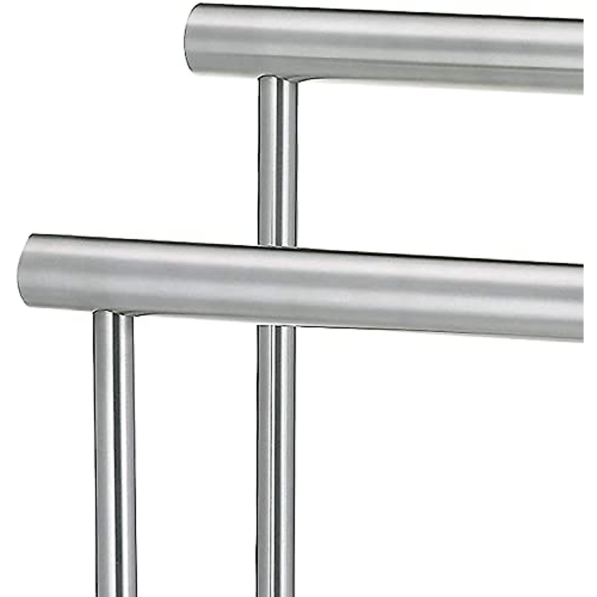 kela Free Standing Towel Rack Stand - Two Tier Organizer for Bath and Hand Towels - Sturdy by Weight - Elegant by Design - Chrome