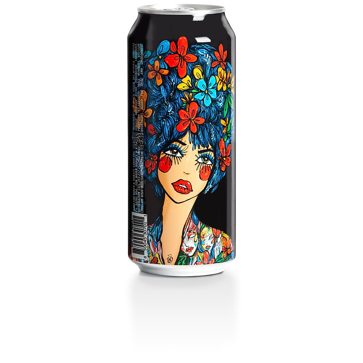 Bored & Thirsty Ionized Alkaline Water with Electrolytes & Trace Minerals for a Smooth Taste. Limited Edition Art Collabs 100% Recyclable 16 Fl Oz Aluminum Cans (4 Pack). Stop Single Use Plastic!