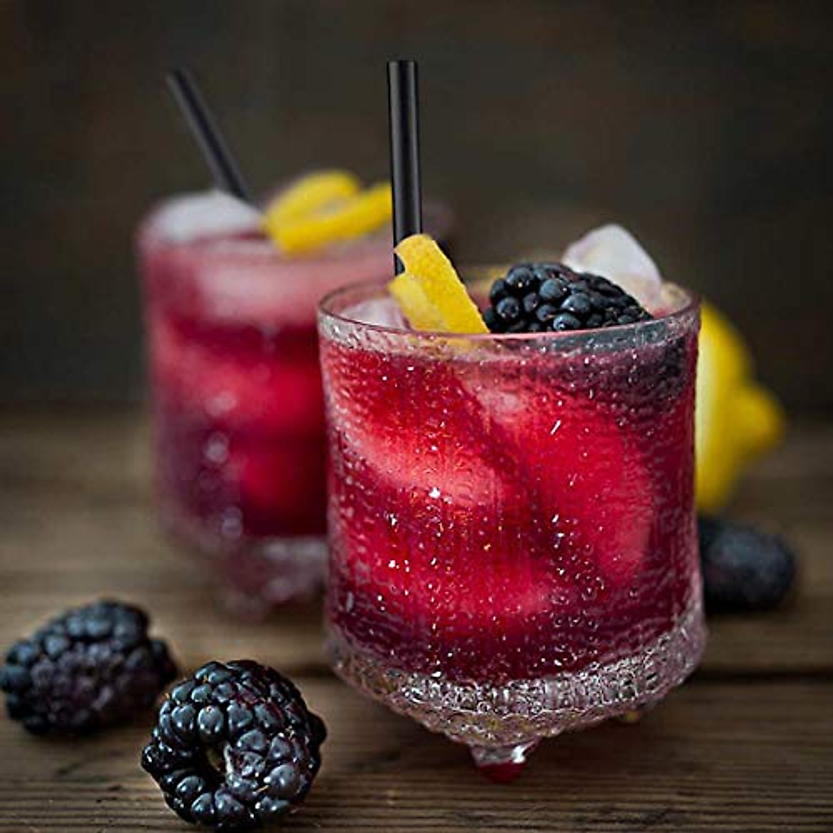 100% Biodegradable Plant-Based Stir Sticks, Plasticless Cocktail Straws Great for Mixing Cocktails Compostable Straws