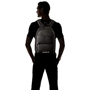 Lacoste Men's ULTIMUM Backpack, Black, ONE