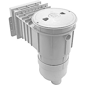 Waterway Plastics 540-8620 Waterway Complete Renegade Pool Fiberglass 2" White Skimmer, Black