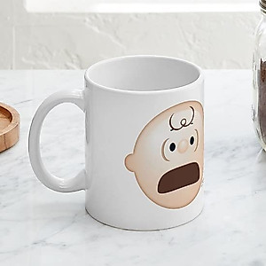 CafePress Peanuts Emoji Struggle Is Real Ceramic Coffee Mug, Tea Cup 11 oz