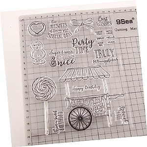HEALEEP Stamp Sheets Christmas Scrapbook s DIY Scrapbooking Supplies Cling s Clear s Making Supplies Transparent s Postage s Upholstery Supplies Account Finished Chapter Ink Stamps