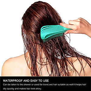 3 Pack Detangler Brush for Natural Hair, Afro America/African Hair Textured 3a to 4c Kinky Wavy/Curly/Coily/Wet/Dry/Oil/Thick/Long Hair, Exfoliating Your Scalp for Beautiful