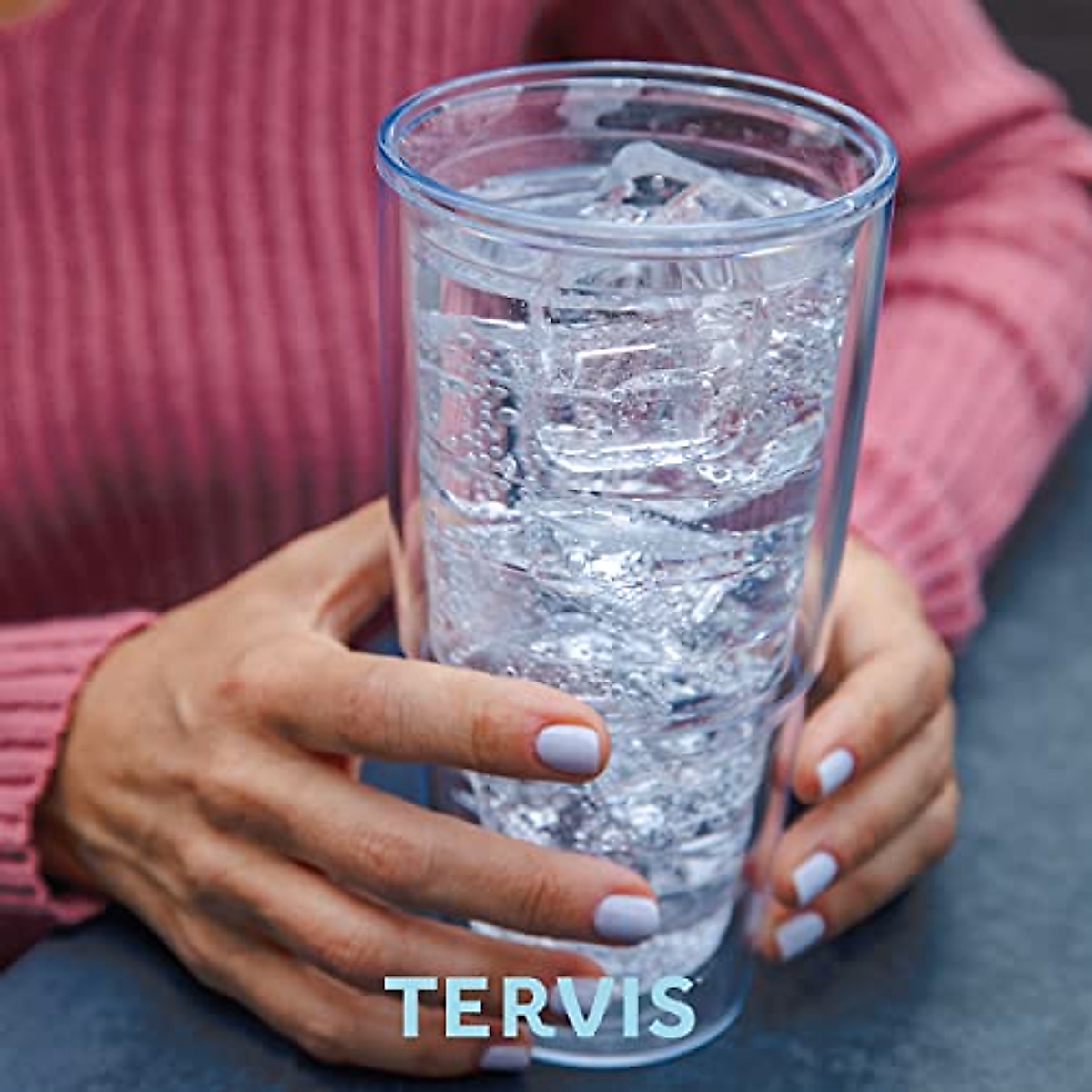 Tervis Yao Cheng - Reflections Made in USA Double Walled Insulated Tumbler Travel Cup Keeps Drinks Cold & Hot, 24oz, Classic