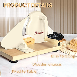 Manual Bread Slicer for Homemade Sourdough Bread, Adjustable Thickness&Evenly Slicing, Hand Crank Bread Slicer with Scale Line and Suction Cup, Sharp Blade, Suitable for Sourdough Bread, Etc