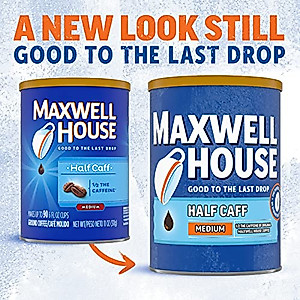 Maxwell House Half Caff Ground Coffee (11 oz Canister)