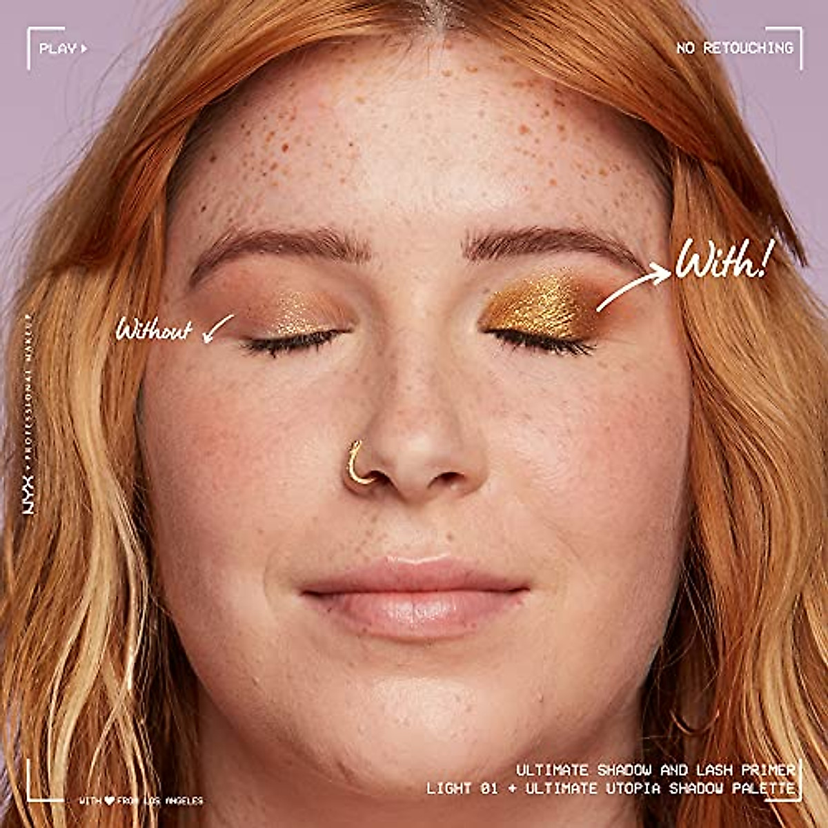 NYX PROFESSIONAL MAKEUP Ultimate Shadow & Liner Primer, Eyeshadow & Eyeliner Primer - Light