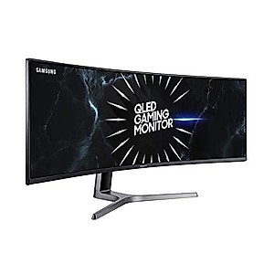 Samsung Double QHD CRG9 Series 49-Inch Curved Gaming Monitor (LC49RG90SSNXZA), Black (Renewed)