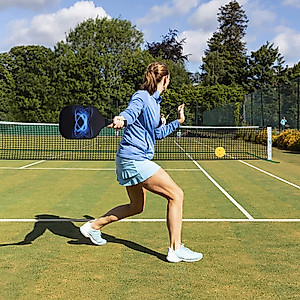 KL KLB SPORT Portable Pickleball Net System Regulation Size Net Set 22FT for Indoor and Outdoor, Designed for All Weather Conditions with Steady Metal Frame, Strong PE Net and 600D Carrying Bag