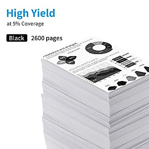 Compatible Toner Printer Cartridge Replacement for Brother TN450 TN-450 TN420 TN-420 (2 Black) for HL-2270DW HL-2280DW HL-2230 HL2240 MFC-7360N MFC-7860DW DCP-7065DN IntelliFax 2840