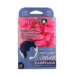 Howard Leight Women Earplugs Pink 14 Pr