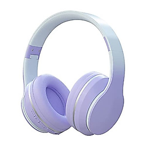 YUUAND Wireless Headphones Over The Ear with Microphone Noise Cancelling Wireless Multi Mode Stereo Sound Macaron Color Foldable Headset Bluetooth